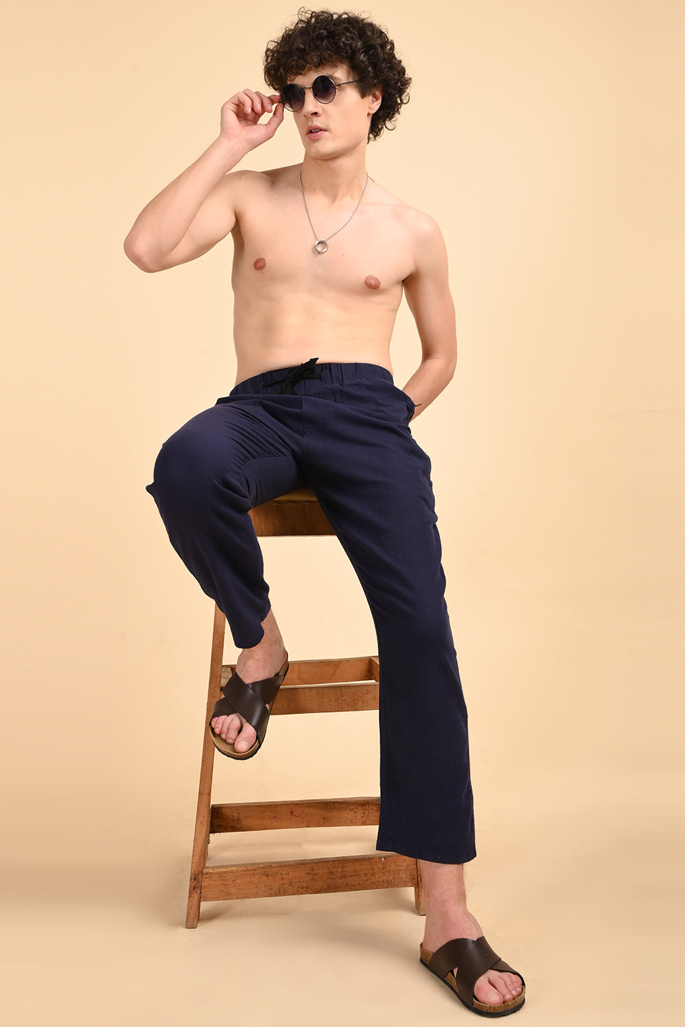 ILYZLY Navy Blue Side Zip Pant – Ilyzly